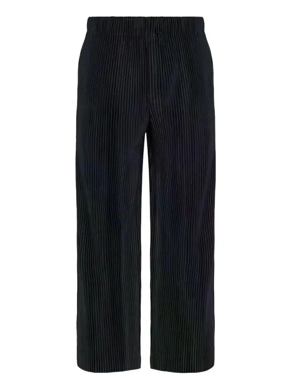 Issey Miyake Ribbed Pants - Black