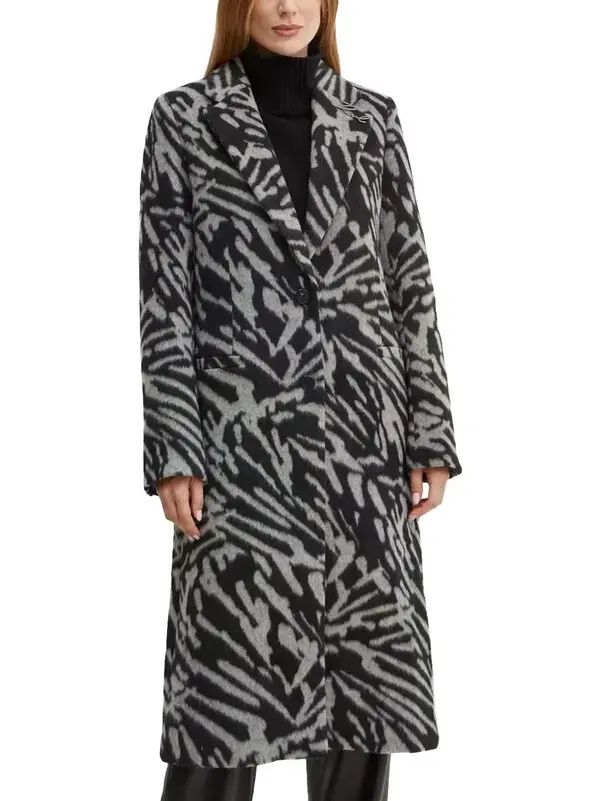 Karl Lagerfeld Patterned Coat - Grey