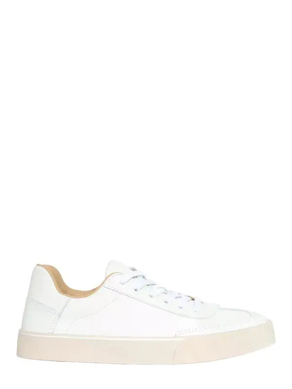 STUDIO CHOFAKIAN Leather Low Top Sneakers - White