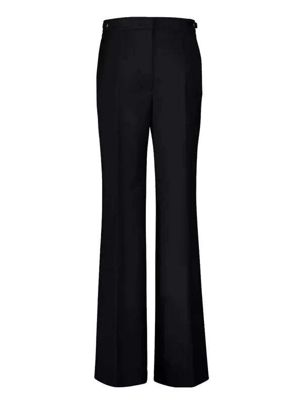Gabriela Hearst Belt-loop Flared Trousers - Black
