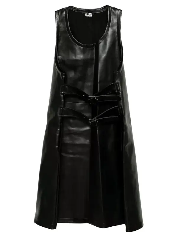 BLACK COMME DES GARÇONS Belted Dress - Black