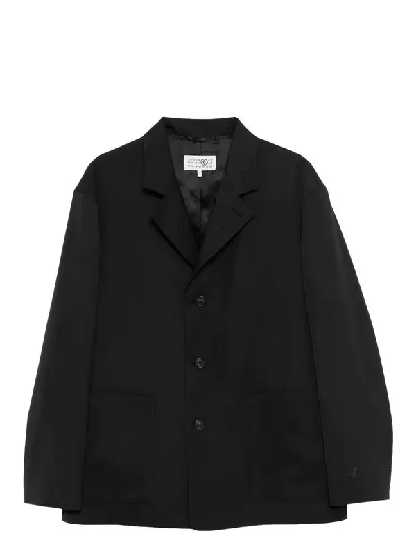 MAISON MARGIELA Single-breasted Blazer - Black
