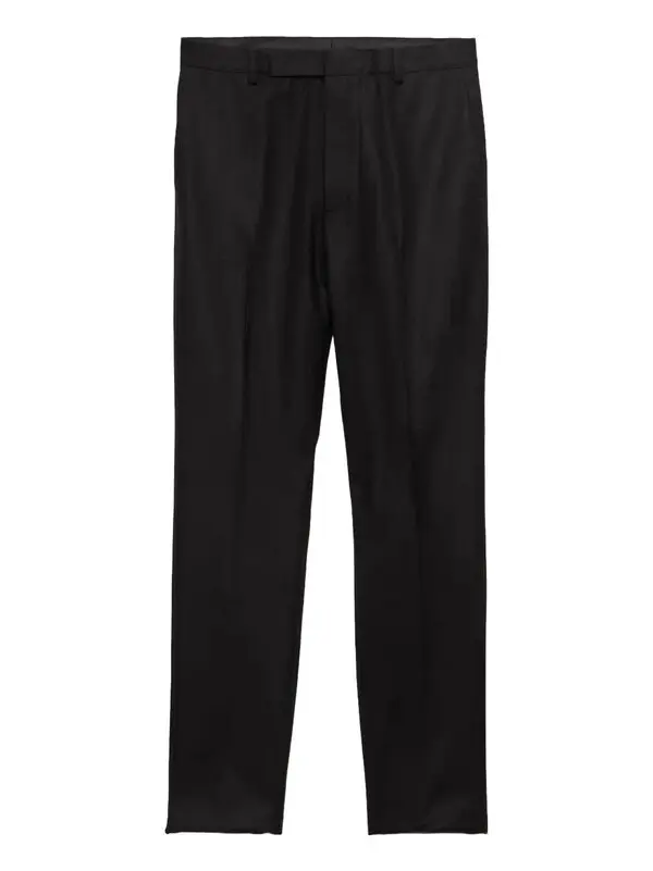 Prada Cashmere Stretch Trousers - Black