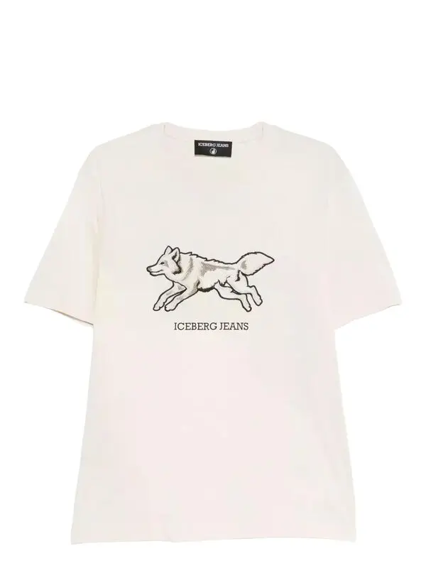 Iceberg Cotton T-shirt - Neutrals