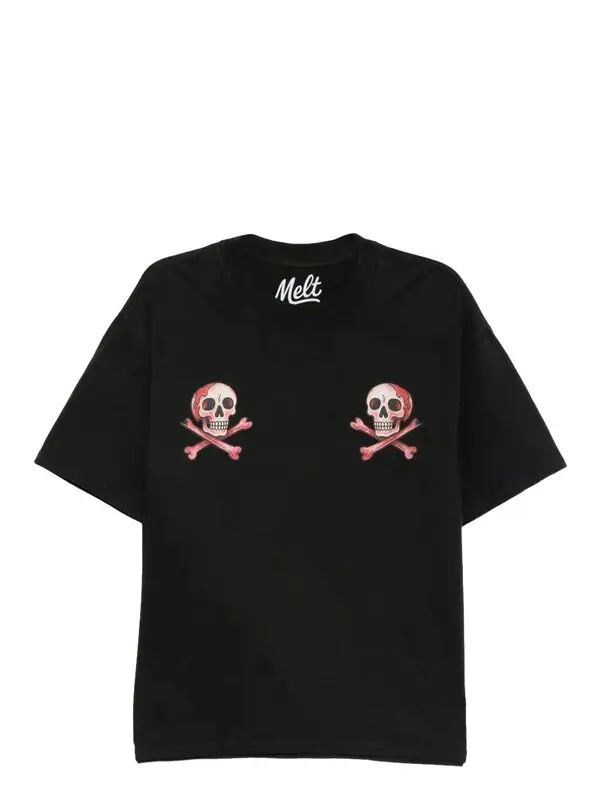MELT Graphic-print T-shirt - Black
