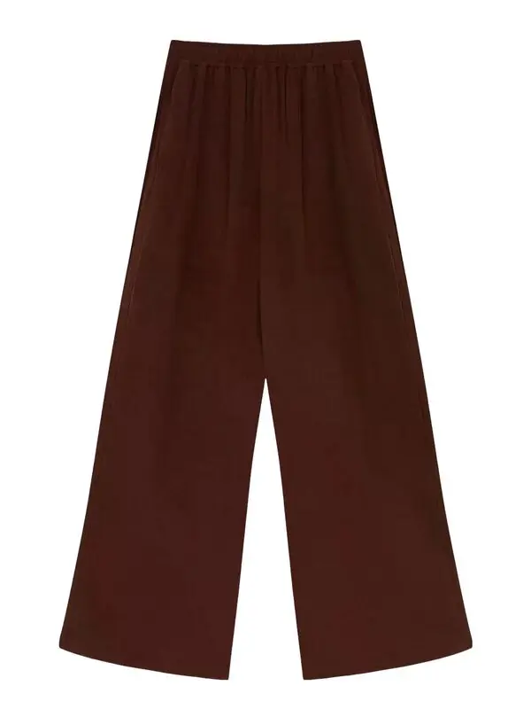 MISCI Elasticated-waistband Trousers - Brown