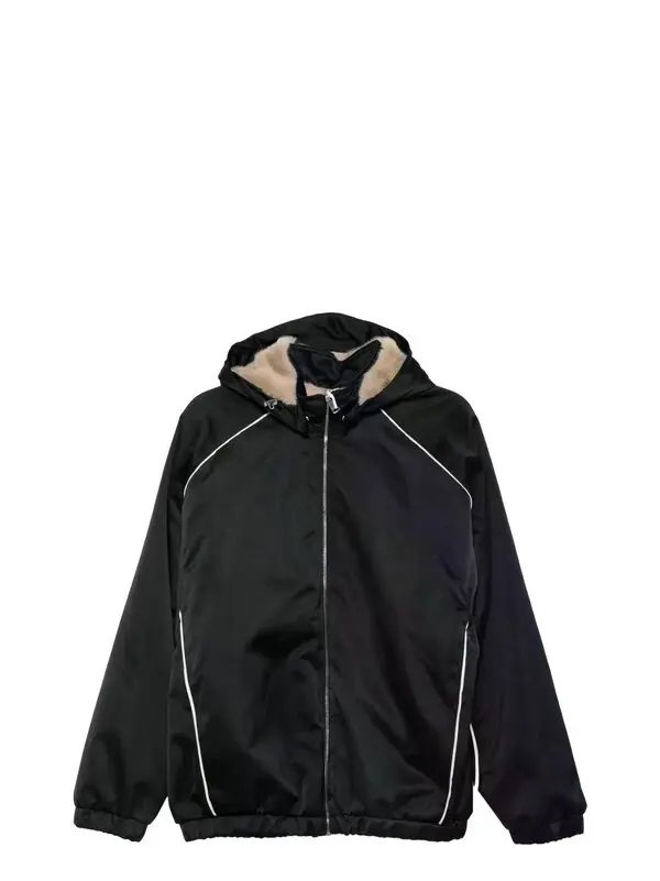 N°21 Hooded Piped Jacket - Black