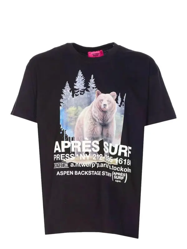 APRÈS SURF Makalu Crewneck T-shirt - Black