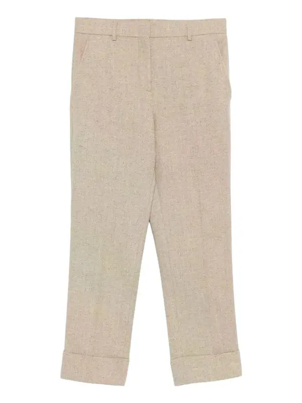Incotex Concealed-fastening Trousers - Neutrals