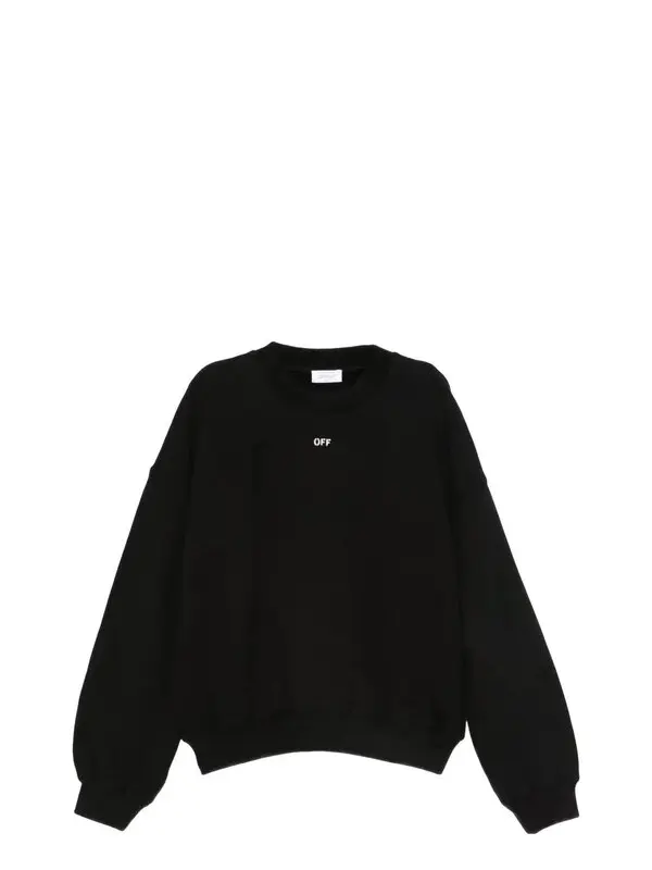Off-White Logo-print Sweatshirt - Black