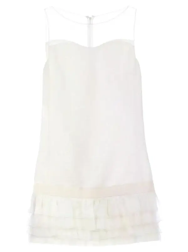 Giambattista Valli Drop-waisted Shift Dress - White