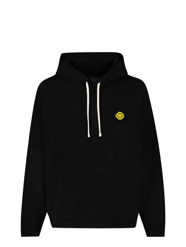 Joshua Sanders X Smiley® Pixel Logo-detail Hoodie - Black