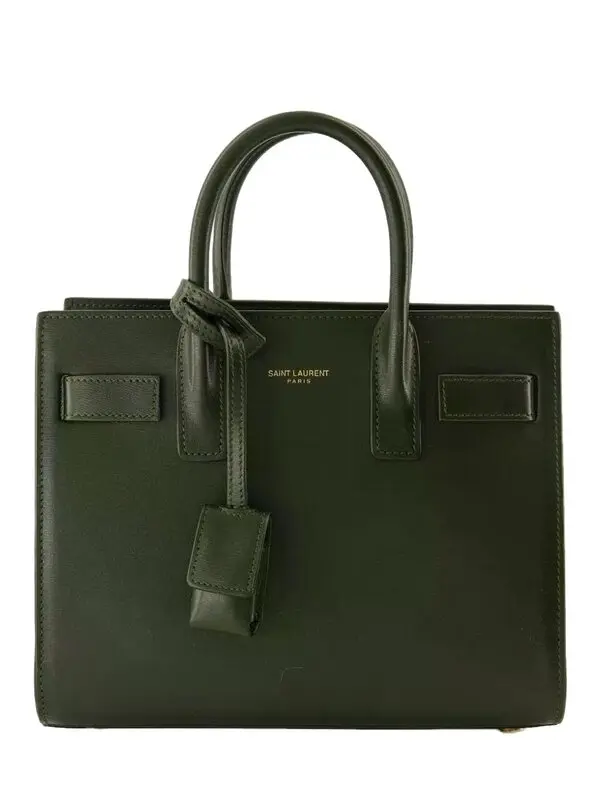 Saint Laurent Nano Sac De Jour Tote Bag - Green