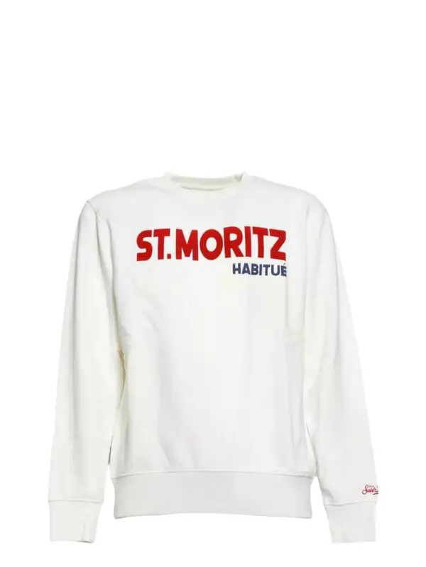 MC2 SAINT BARTH Graphic Print Sweatshirt - White