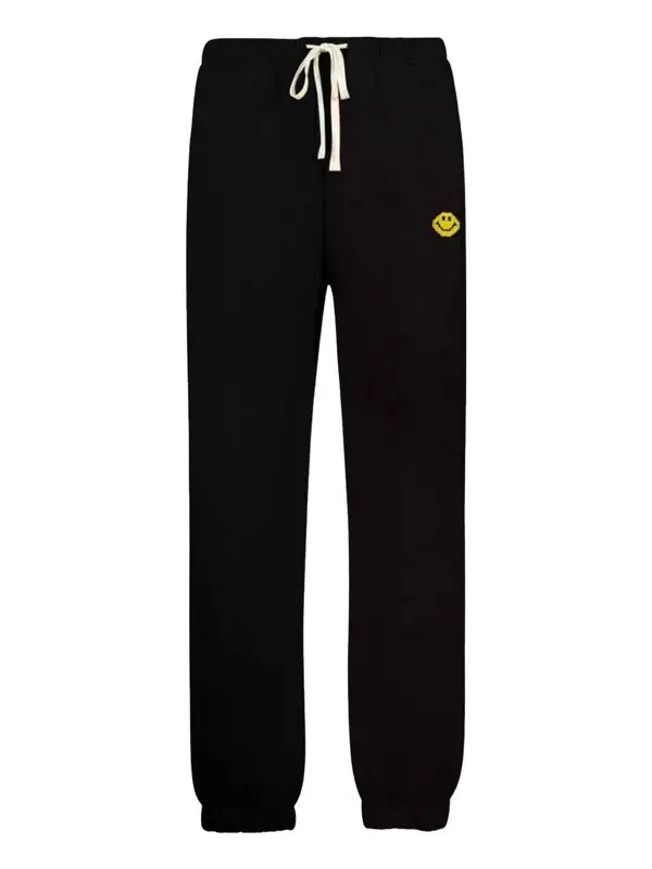 Joshua Sanders X Smiley® Pixel Drawstring-fastening Track Pants - Black