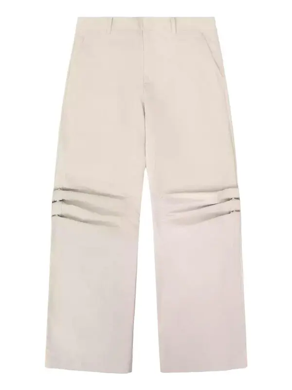 HELIOT EMIL Ferro Pleated-panel Trousers - Neutrals