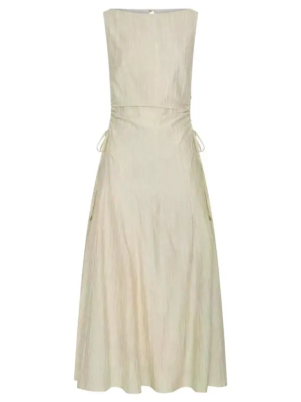 Anna Quan Mai Sleeveless Midi Dress - Neutrals