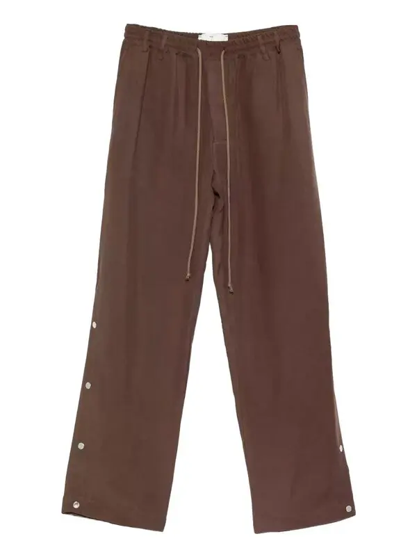 SONG FOR THE MUTE Drawstring-waist Trousers - Brown