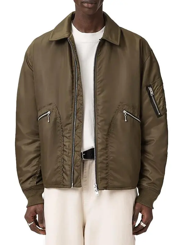 ALLSAINTS Fallon Bomber - Khaki Brown