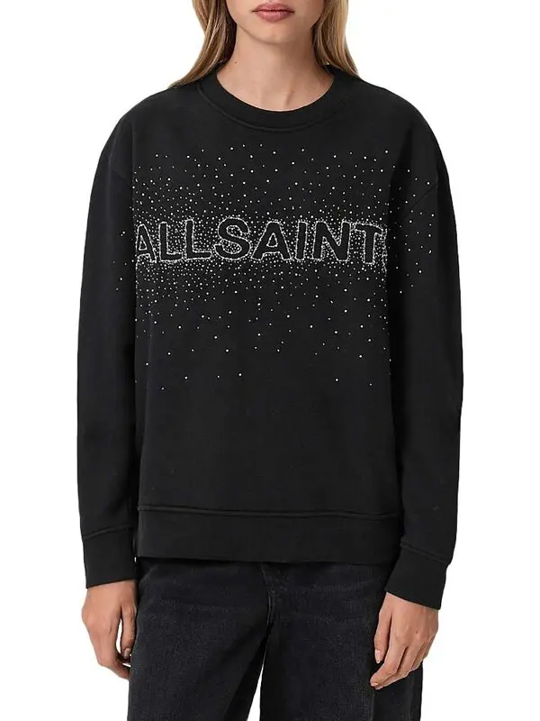 ALLSAINTS Sprinkle Etta Sweatshirt - Black