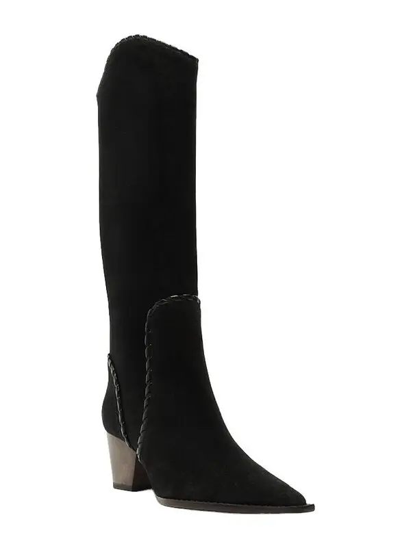 ALEXANDRE BIRMAN Victoria Boots - Black Suede