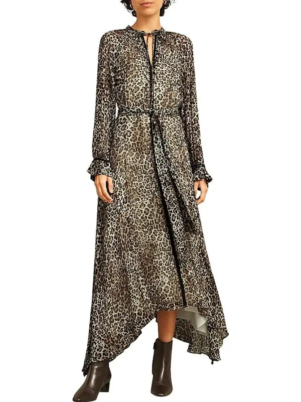 HOBBS LONDON Aves Maxi Dress - Brown Multi