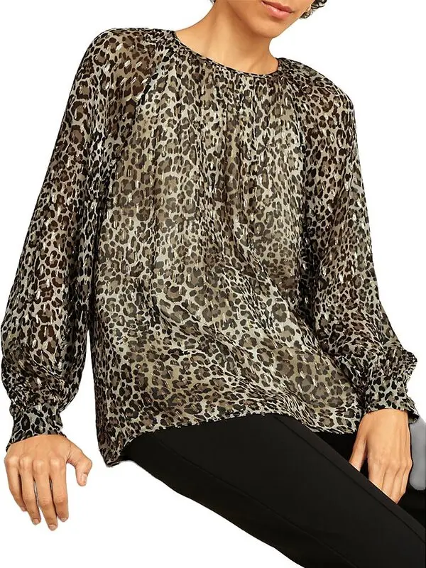 HOBBS LONDON Grantham Top - Brown Multi