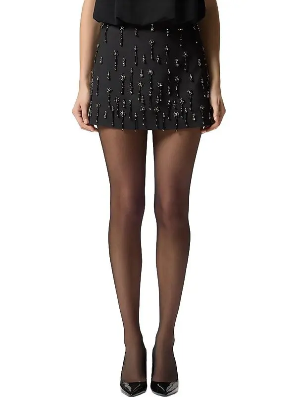 Pinko Memory Skirt - Limo Black
