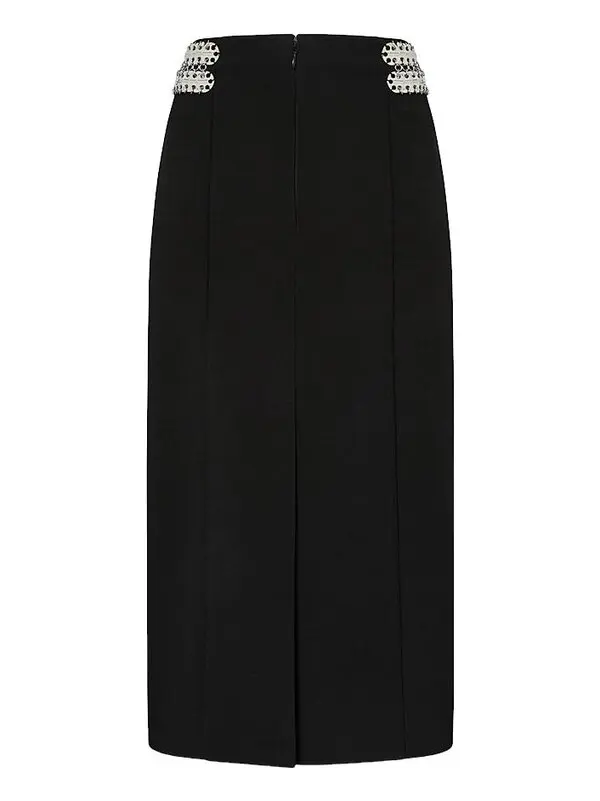 Pinko Chela Pencil Skirt - Limo Black