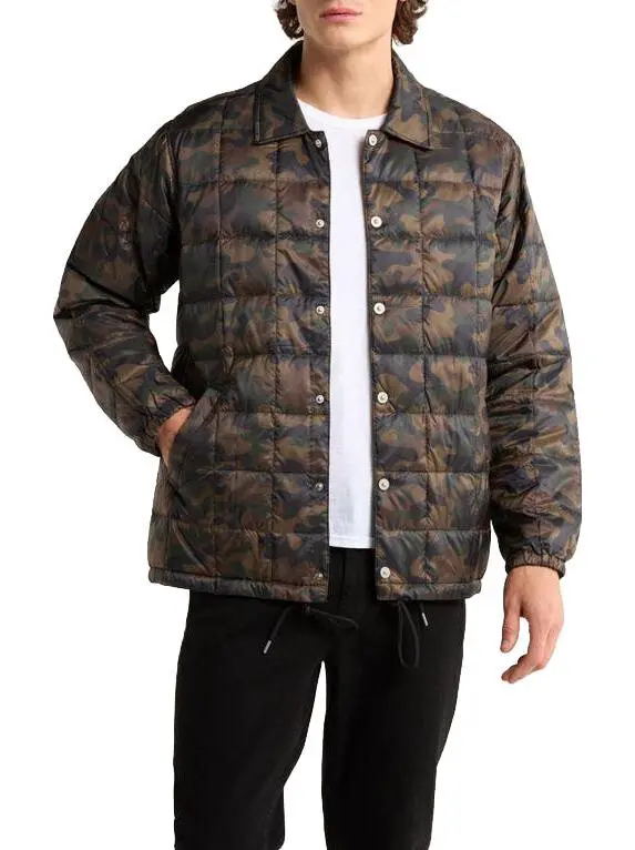 Taion Packable Down Coach Jacket - Regular Camo