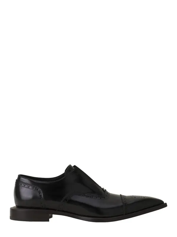 LANVIN Brogue Oxford Shoes - Black