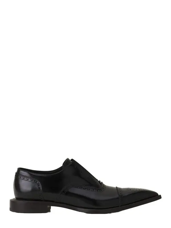 LANVIN Brogue Oxford Shoes - Black