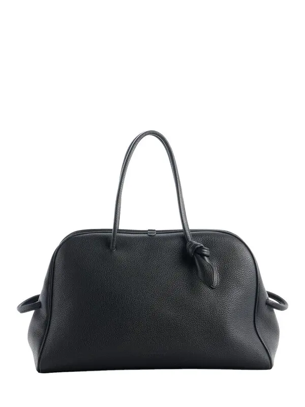 Jacquemus Le Turismo Leather Bowling Bag - Black