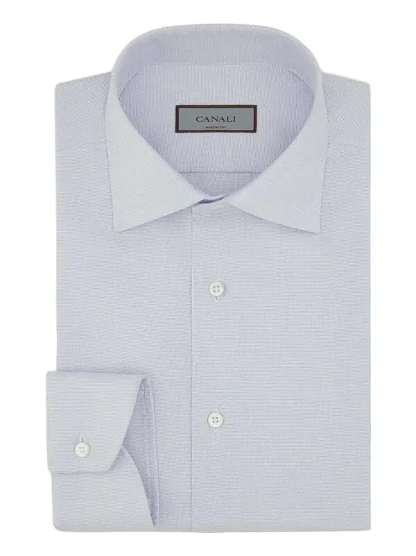 Canali Regular Fit Shirt In Cotton - Light Blue