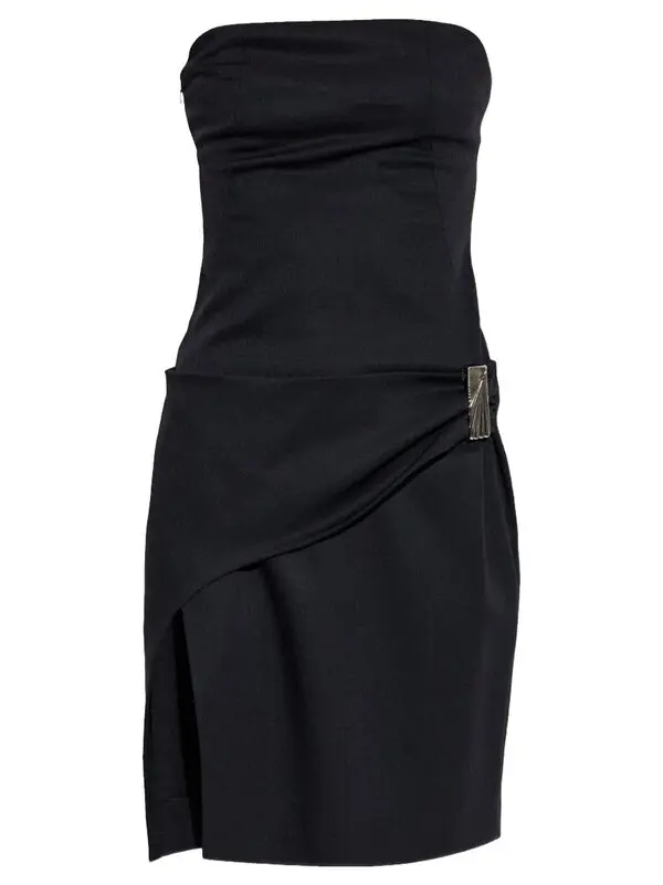 Attico Strapless Mini Dress - Black