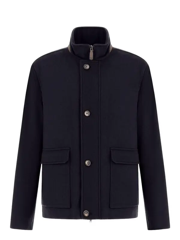 Herno Cashmere Jacket - Blue