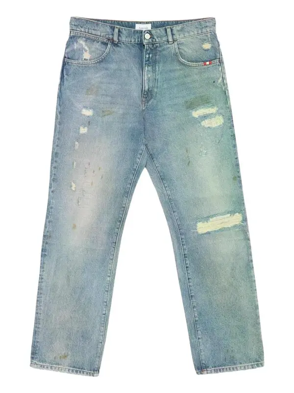 AMISH Distressed Jeans - Blue