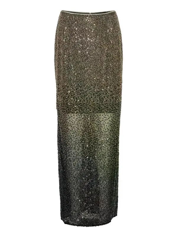 Remain Birger Christensen Beaded Maxi Skirt - Black