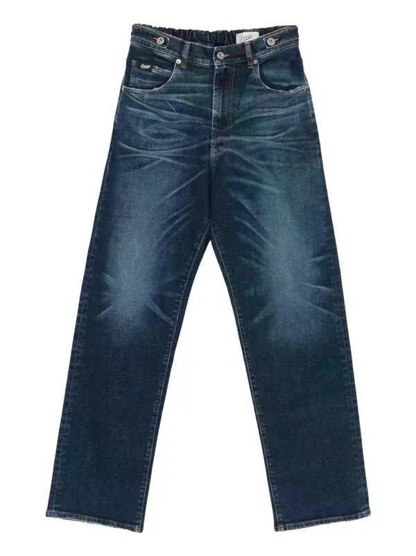 PENCE 1979 Whiskering-effect Jeans - Blue