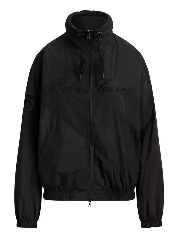 Polo Ralph Lauren Embroidered Logo Panelled Jacket - Black