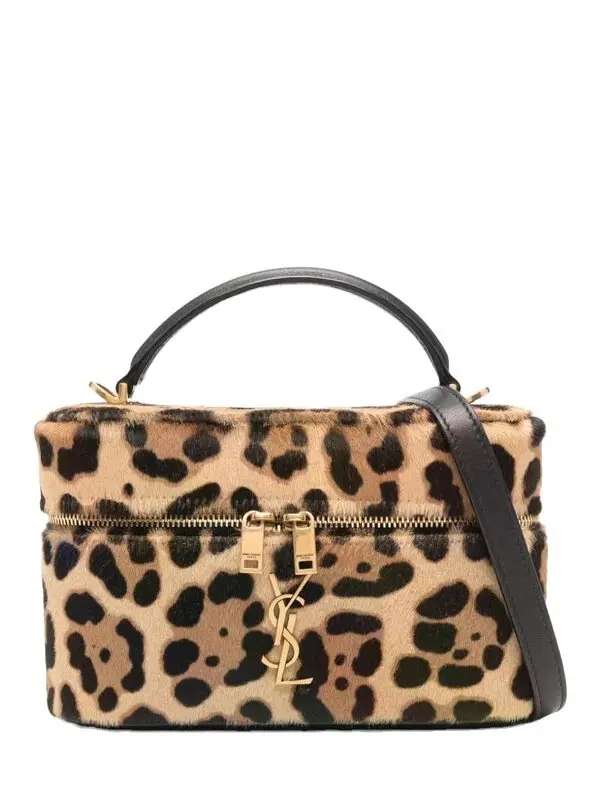 Saint Laurent Leopard Print Mini Bag - Brown