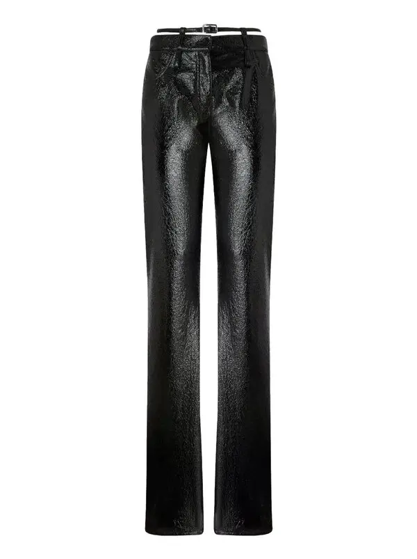 Pinko Belted Trousers - Black