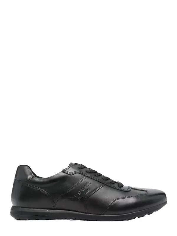 BUGATTI Lace-up Leather Sneakers - Black