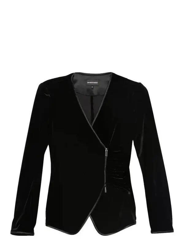 Emporio Armani Zip-fastening Jacket - Black