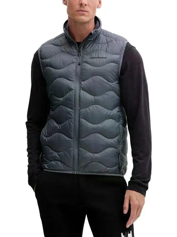 PEAK PERFORMANCE Helium Quilted Zip Gilet - Grey