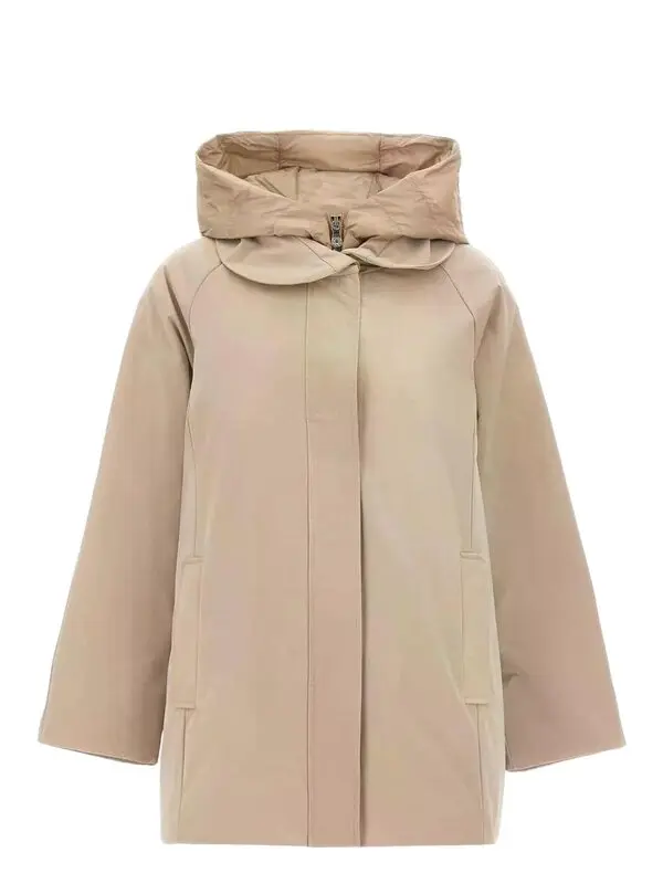 ELENA MIRO` Layering Down Jacket - Neutrals