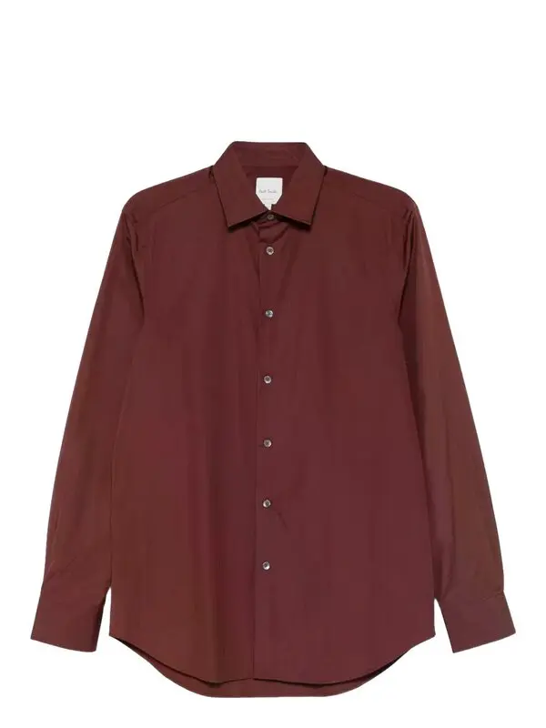Paul Smith Signature Stripe-cuffs Shirt - Red