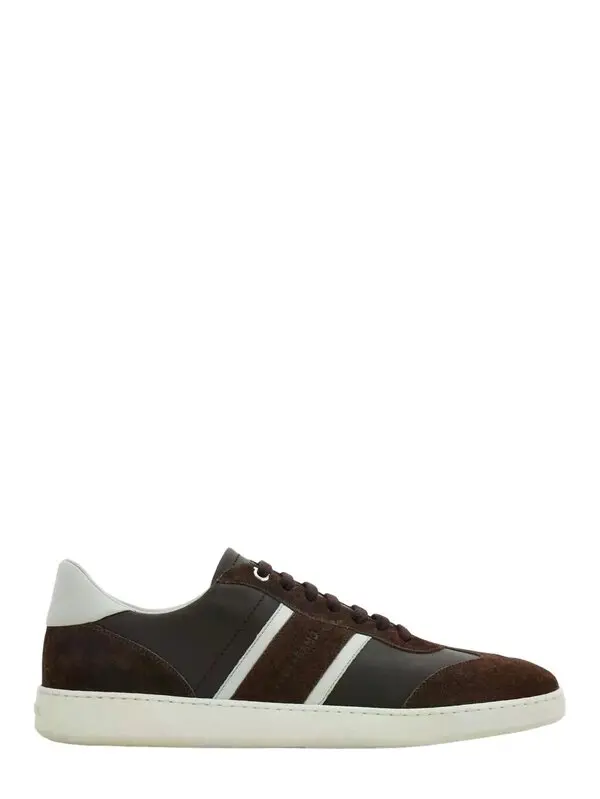 FERRAGAMO Panelled Sneakers - Brown