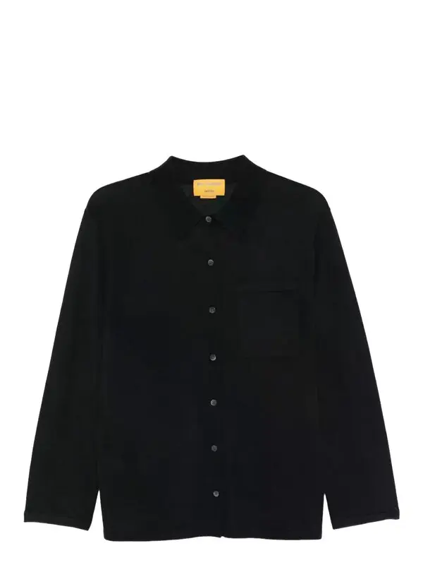 Guest In Residence Cashmere Button-down Shirt - Black
