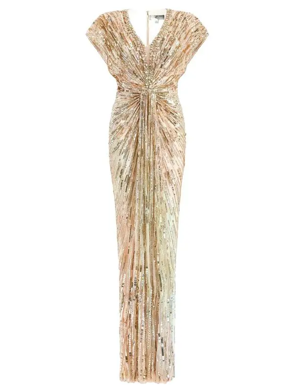 Jenny Packham Lacie Maxi Dress - Neutrals